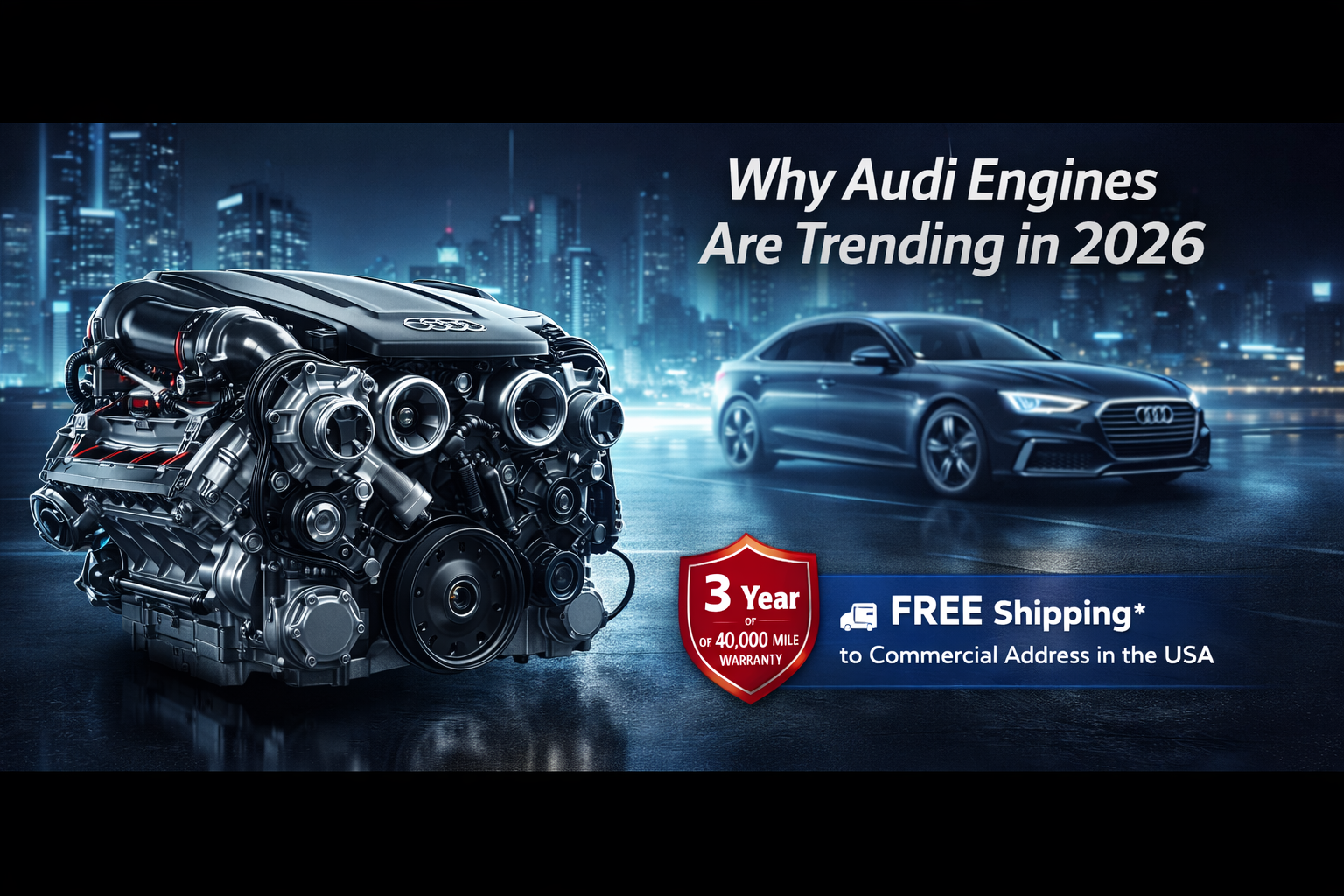 Why Used Audi Engines Are Trending in 2026 - Turbo Auto Parts.